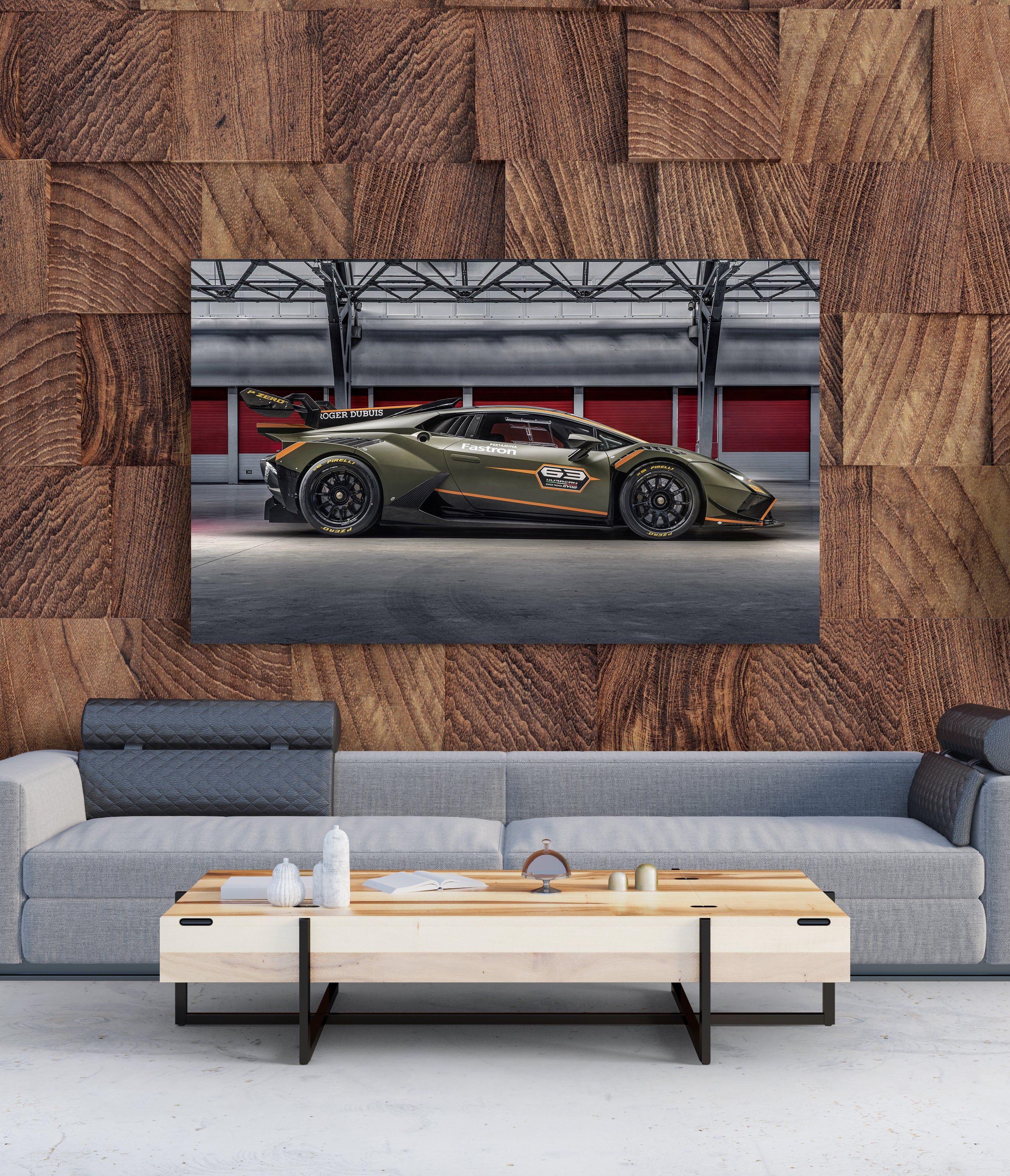 Canvas | Lamborghini Car Canvas – logo gift